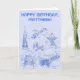 Outer Space Exploration Astronauts Personalized Card | Zazzle