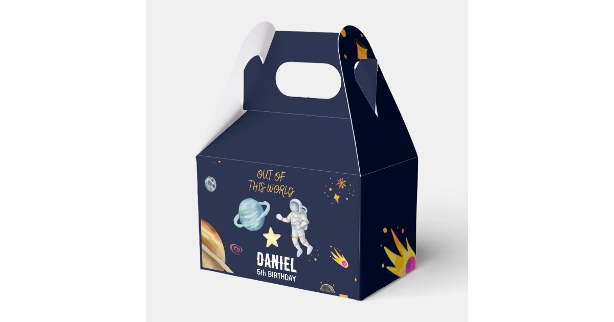 Outer Space Favor Boxes | Zazzle