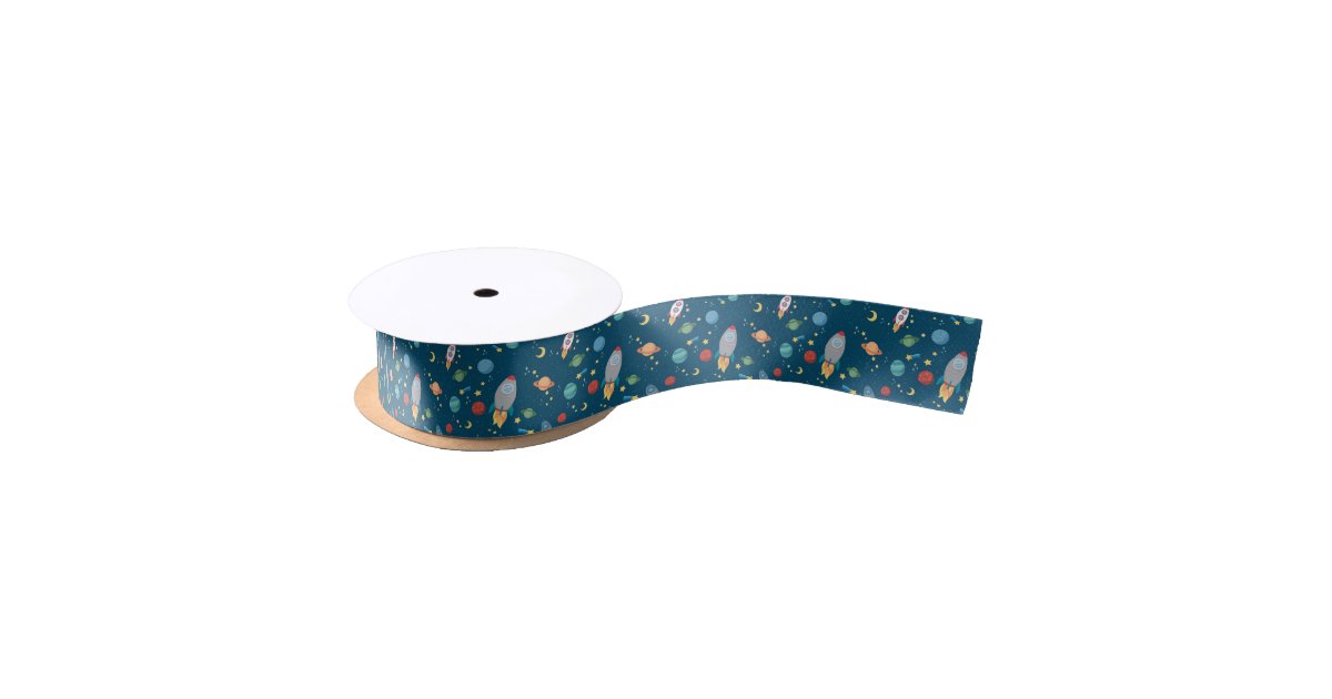 Outer Space Fun ribbon | Zazzle