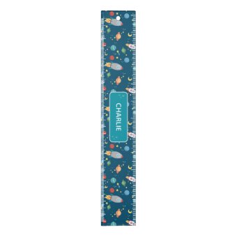 Outer Space Fun ruler | Zazzle