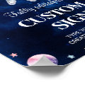 Outer Space Galaxy Boy Birthday Party Table Sign | Zazzle