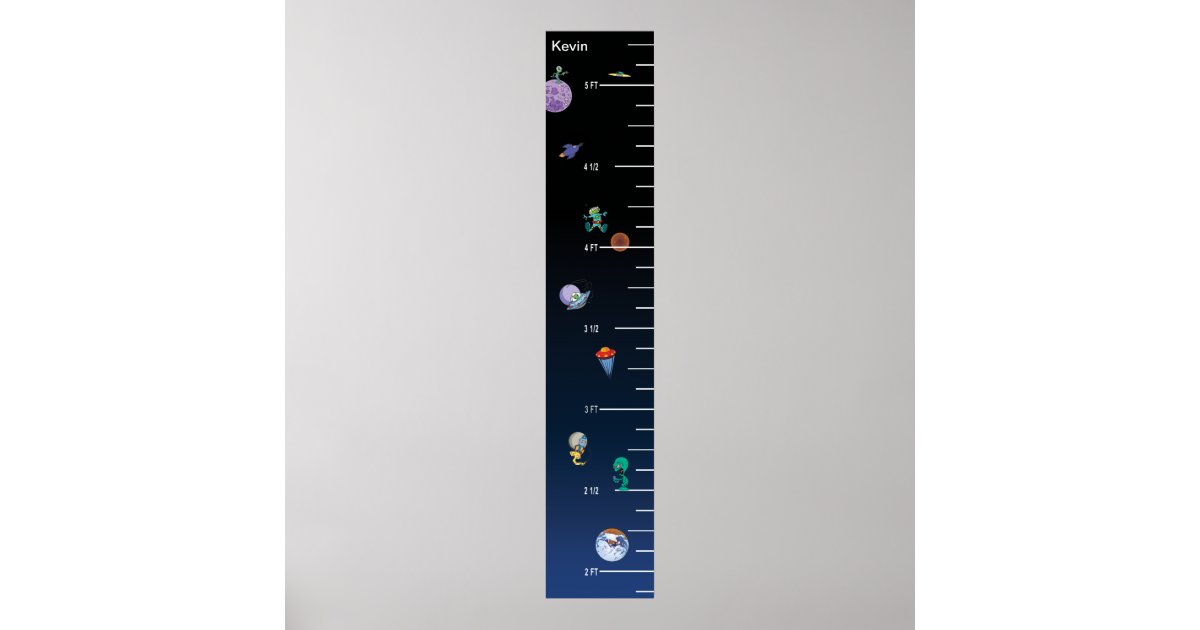Outer Space Growth Chart | Zazzle