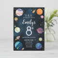 Outer Space Kids Birthday Party Invitation | Zazzle