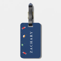 Outer Space Kids Luggage Tag | Zazzle