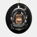 Outer Space Monkey Astronaut Wild Zoo Animal Face Ceramic Ornament | Zazzle