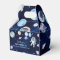 Outer Space Planets Birthday Party Favor Box | Zazzle