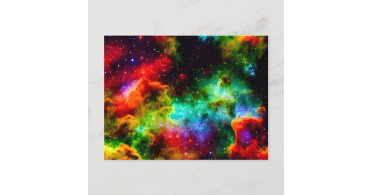 Outer Space Postcard | Zazzle
