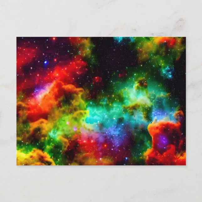 Outer Space Postcard | Zazzle