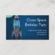 Outer Space Rocket Ship Business Card | Zazzle