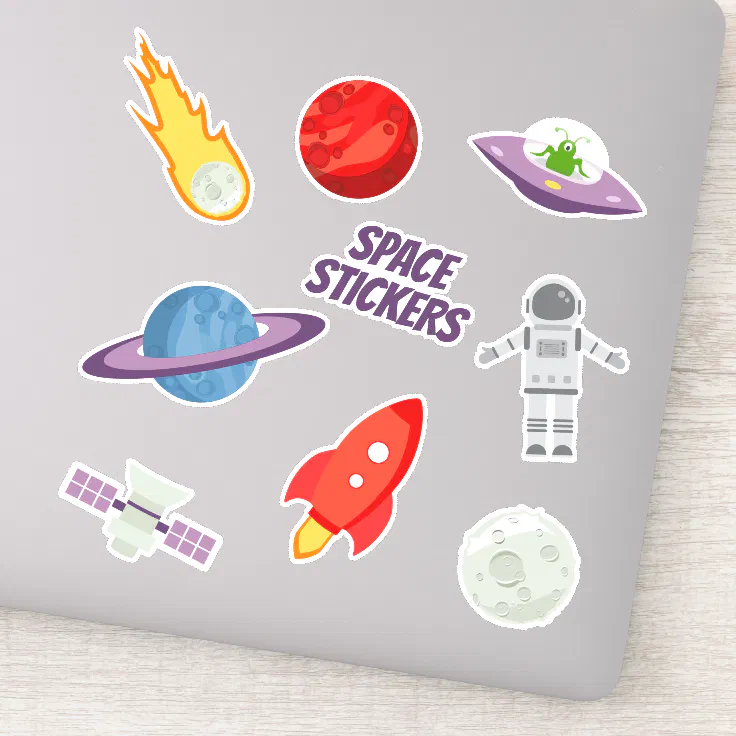 Outer Space Sticker | Zazzle