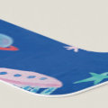 Outer Space UFO Planets Watercolor Pattern License Plate Frame | Zazzle