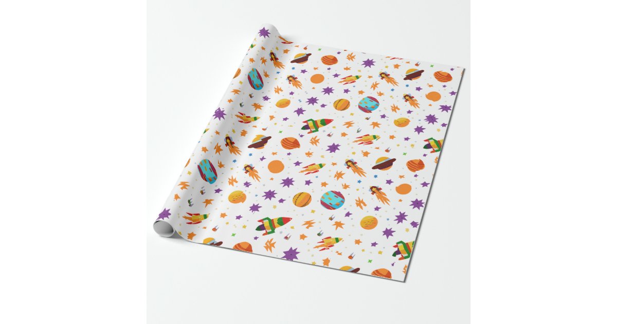 Outer Space Wrapping Paper | Zazzle