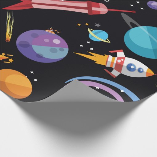 Outer Space Wrapping Paper | Zazzle
