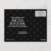 Outerspace alien boy's thank you postcard | Zazzle