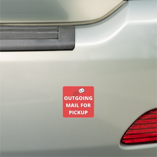 Outgoing Mail Flag for Pickup Magnet | Zazzle