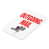 Outgoing Mail pickup magnet | Zazzle