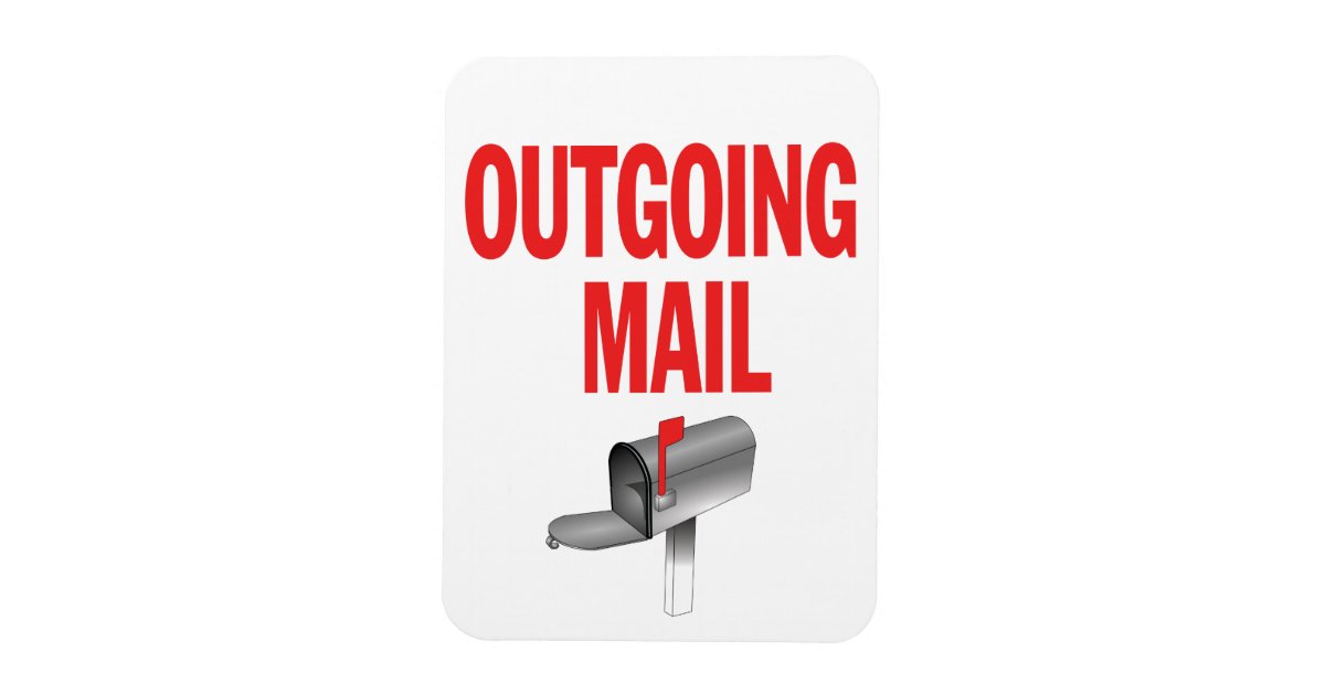 Outgoing Mail Pickup Magnet Zazzle outgoing-mail-pickup-magnet-zazzle
