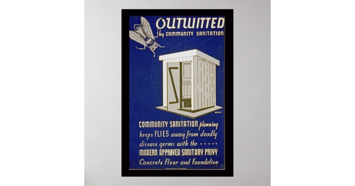 Outhouse Outwitted Poster | Zazzle