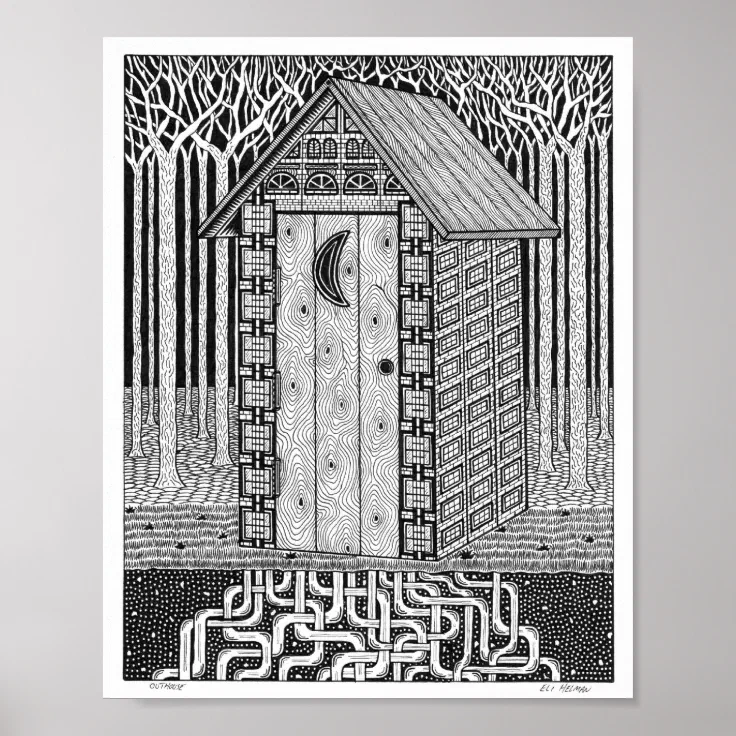 Outhouse Poster | Zazzle