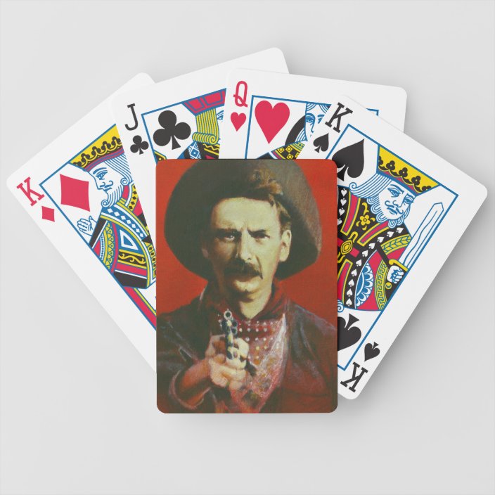 Outlaw Cowboy Wild West Playing Cards | Zazzle.com