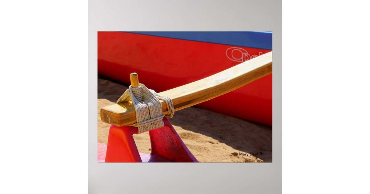 Outrigger Canoe Poster | Zazzle