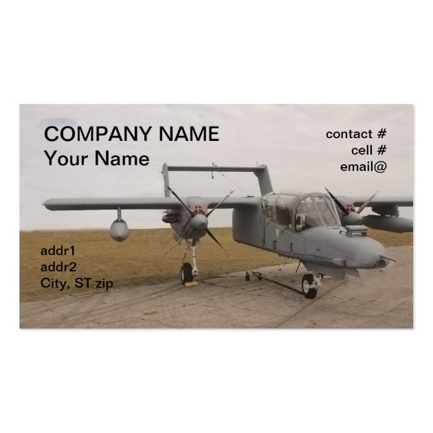 OV-10 Bronco Business Card Templates