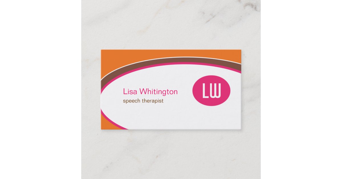 Oval Business Card | Zazzle