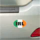 Oval Irish flag of Ireland car magnet - IRL decals | Zazzle