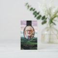 Oval Photo Golf Course Funeral Memorial Card | Zazzle