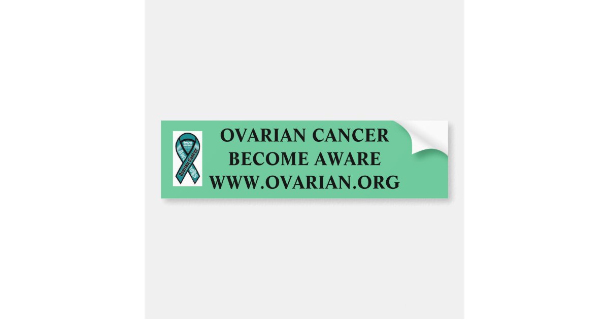 OVARIAN CANCER BUMPER STICKER | Zazzle