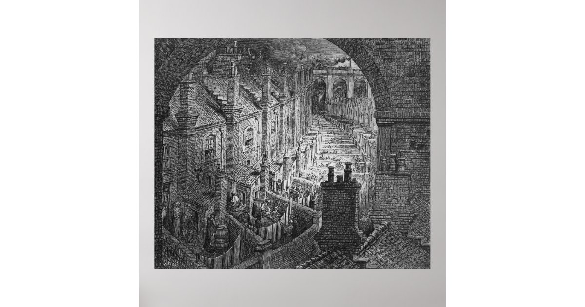 Over London - By Rail Poster | Zazzle