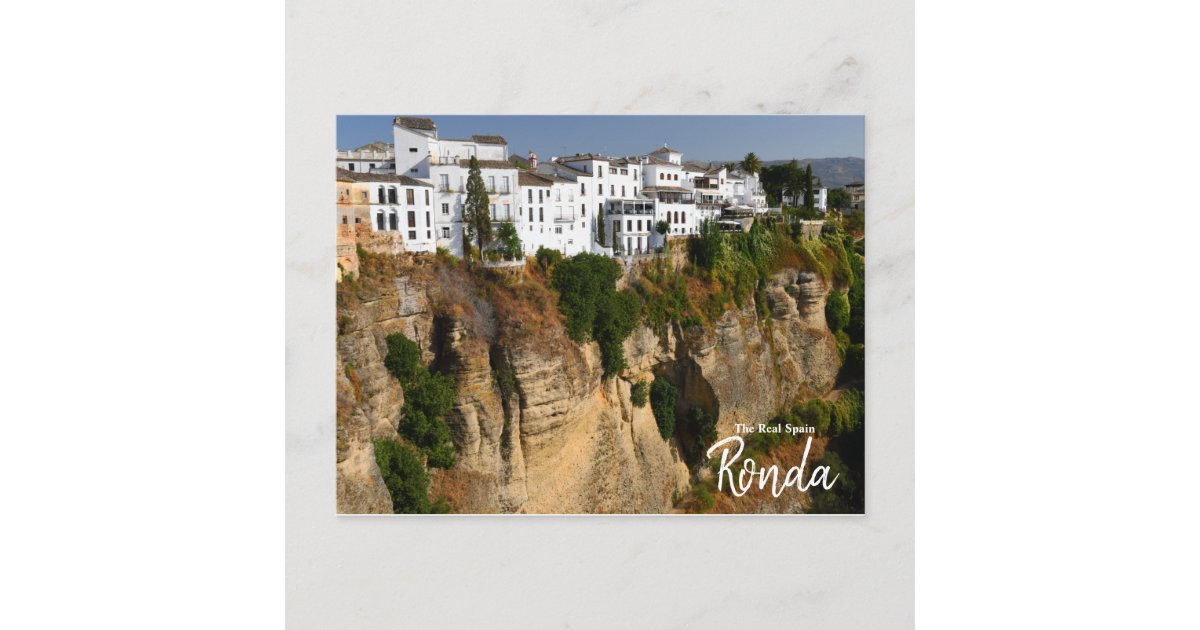 Over the Edge Ronda, Spain Postcard | Zazzle