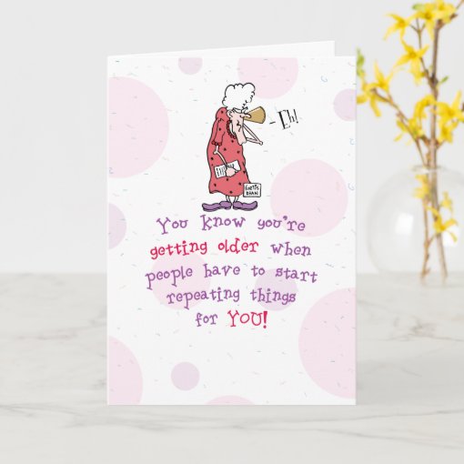 Over The Hill Birthday Card | Zazzle