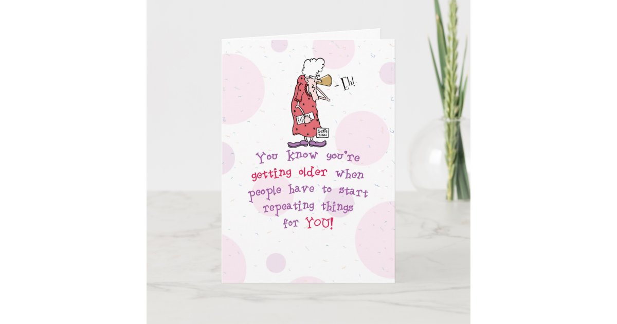 Over The Hill Birthday Card | Zazzle