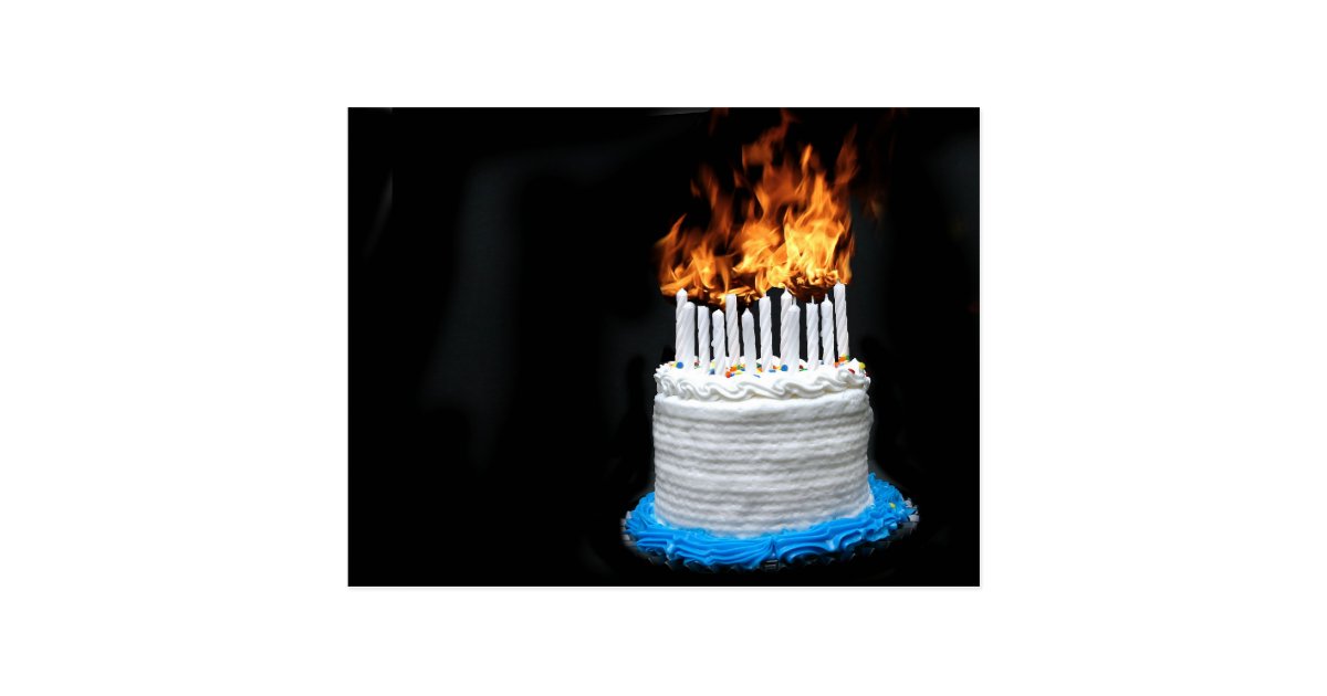 Over the hill birthday postcard | Zazzle.com