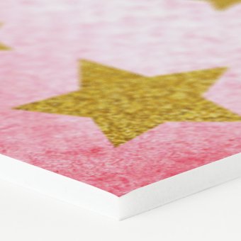Over The Moon Pink Gold Baby Shower Welcome Sign | Zazzle