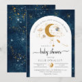 Over the Moon Space Theme Baby Shower Invitation | Zazzle