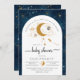 Over the Moon Space Theme Baby Shower Invitation | Zazzle