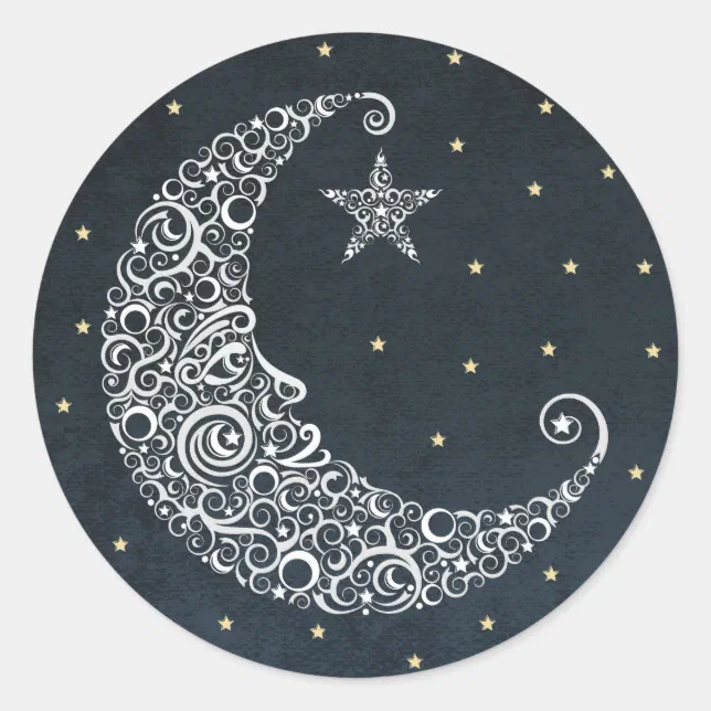 Over the Moon Sticker | Zazzle