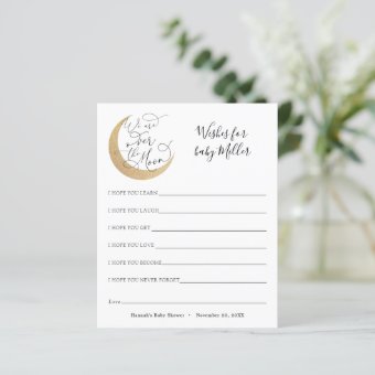 Over the Moon Wishes for the Baby | Zazzle