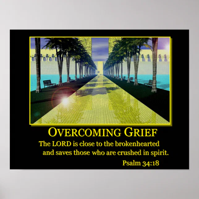 Overcoming Grief Poster | Zazzle