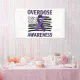 Overdose Awareness Month American Flag Ribbon Banner | Zazzle