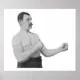 Overly Manly Man Meme Poster | Zazzle