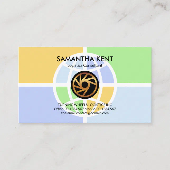 Oversize Global Logistics Modes Transport Service Business Card | Zazzle