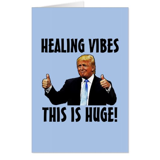 OVERSIZED HUGE DONALD TRUMP GET WELL CARD | Zazzle