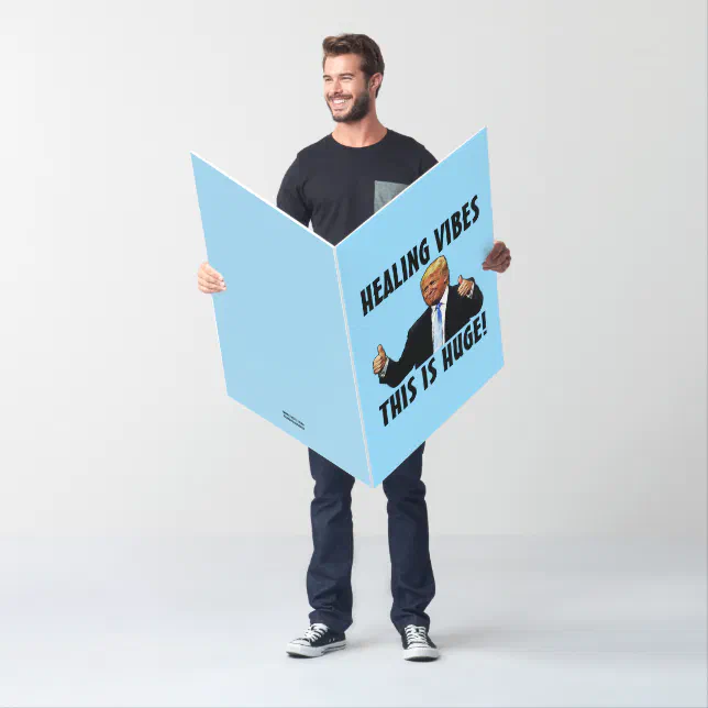 OVERSIZED HUGE DONALD TRUMP GET WELL CARD | Zazzle