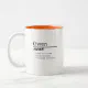 Owen, Boy Personalized Name Definition Two-Tone Coffee Mug | Zazzle