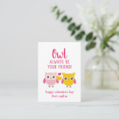 Owl Always Be Your Friend Kids Valentine's Cards | Zazzle
