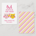 Owl Always Be Your Friend Kids Valentine's Cards | Zazzle