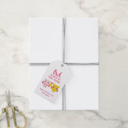 Owl Always Be Your Friend Kids Valentines Party Gift Tags | Zazzle